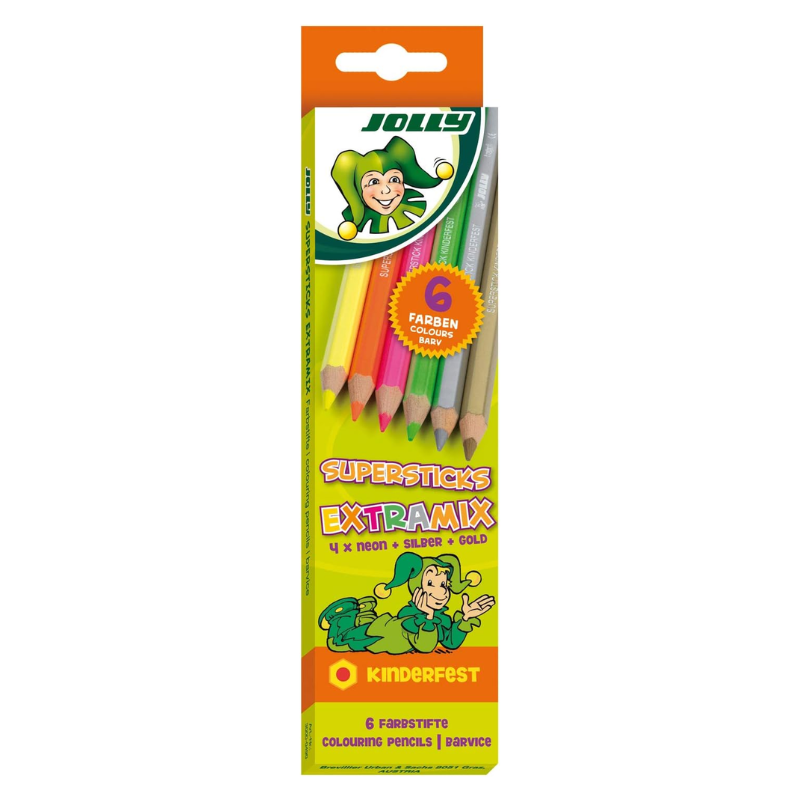 Barvice Jolly Supersticks Extramix 6/1 | PETKA