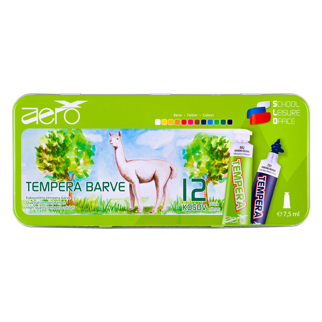 Tempera barve Aero 12/1 Alpaka | PETKA