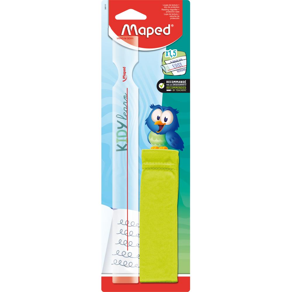 Ravnilo s povečevalnim steklom Maped Kidy'Learn 25 cm | PETKA