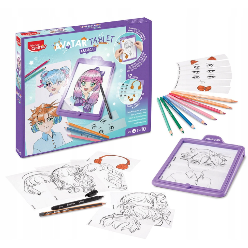 Kreativni set Maped Avatar Manga tablica | PETKA
