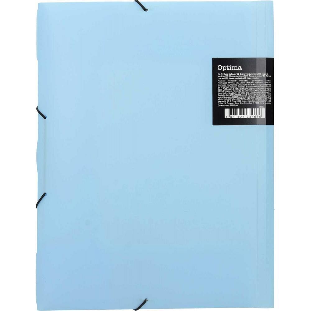 Mapa z elastiko A4 Optima Pastel | PETKA