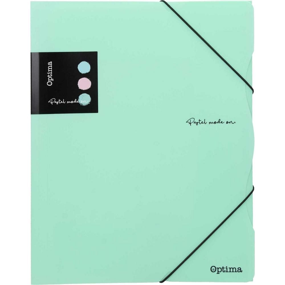 Mapa z elastiko A4 Optima Pastel | PETKA