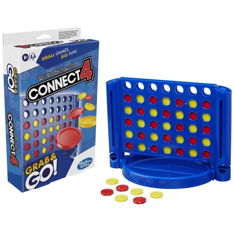 Družabna igra Štiri v vrsto Hasbro Connect 4 Grab & Go | PETKA