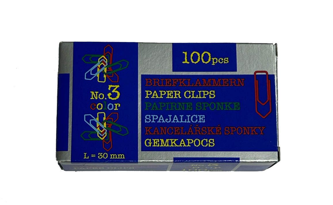 Sponke za papir Niko št. 3 100/1 - barvne | PETKA